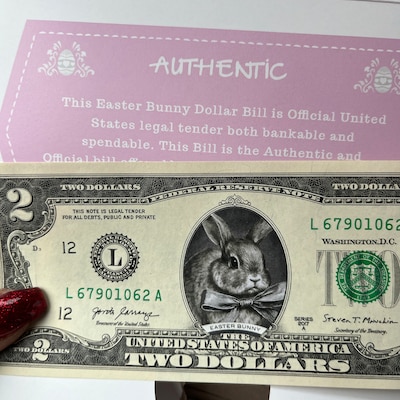 The Official Easter Bunny Dollar Bill With Golden Eggs Value 6 Pack V2 ...