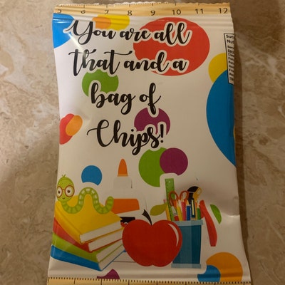 Gender Reveal, Boy or Girl Chip Bags Treats Digital File, Instant ...