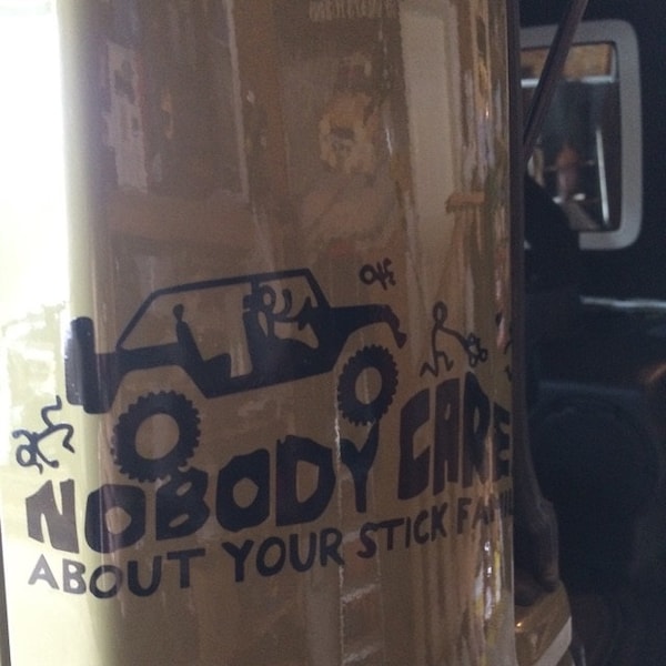 Monster Jeep Stick Family, Car Decal, Car Sticker, Laptop Decal, Auto ...