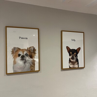 A4 Timber Wood Effect Photo Frame Wood Effect Poster Photo Frame With ...