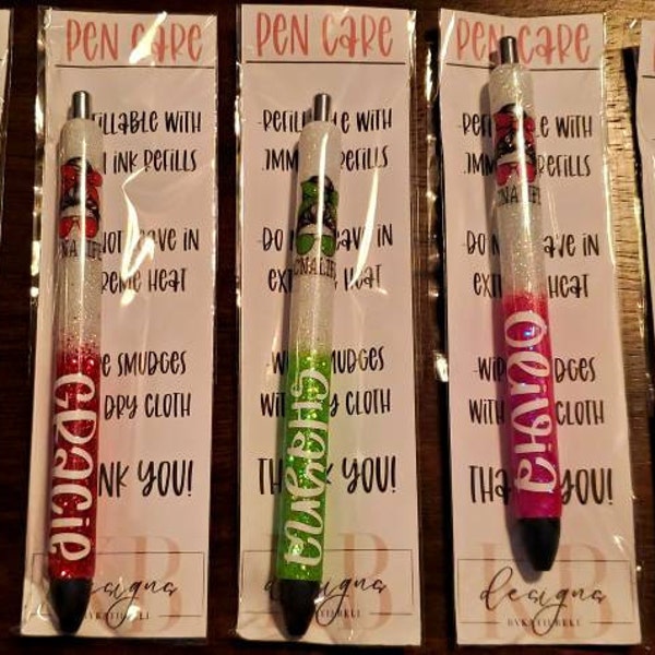 CNA Personalized Glitter Pen - Etsy