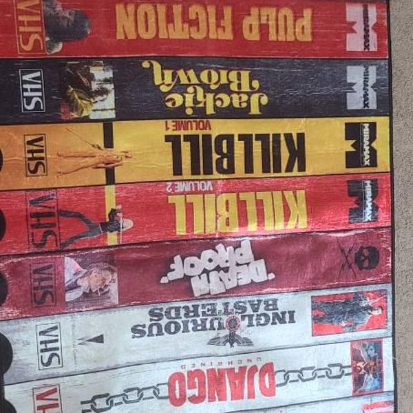 Horror Vhs Rug, Quentin Tarantino Movie Rug, Vintage VHS Design Pulp ...