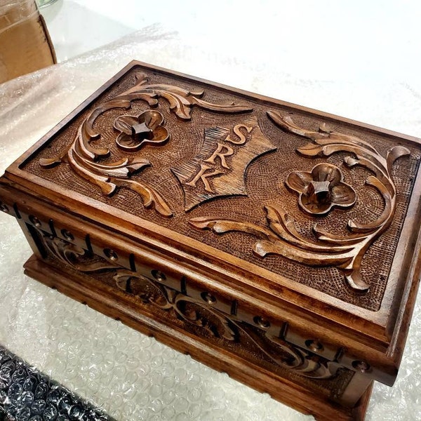 Extra Large Secret Box 8 Step Puzzle Box Treasure Box With Hidden Key ...