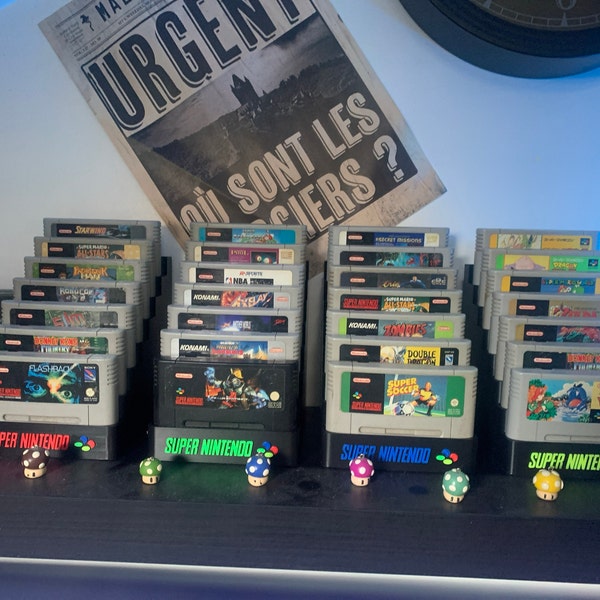 SNES Super Nintendo Display Game Stand - Etsy
