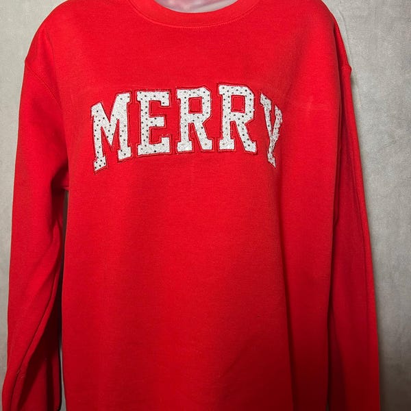 Merry Applique Embroidery Machine Sign Merry Christmas Design Satin ...