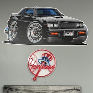 1982-92 Camaro Z28 IROC Wall Decal, Vintage Car Decals, Classic Car ...