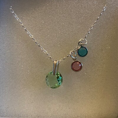 Sterling Silver Entwined Three Ring Necklace, Three Rings for Three ...