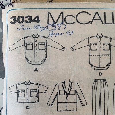 Mccall's 9625 Sewing Pattern vintage CUT - Etsy