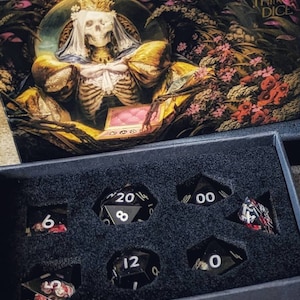 Milk Tea Boba Dice Kawaii Dice, Boba Dice, Handmade Resin Sharp Edge ...