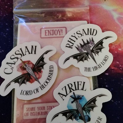 ACOTAR Rhysand Sticker OFFICIALLY LICENSED - Etsy