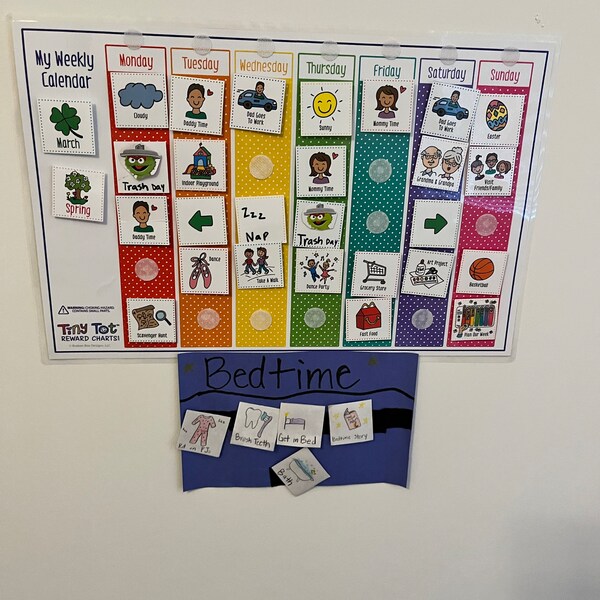 Weekly Visual Calendar (includes 264 Cards) - Etsy