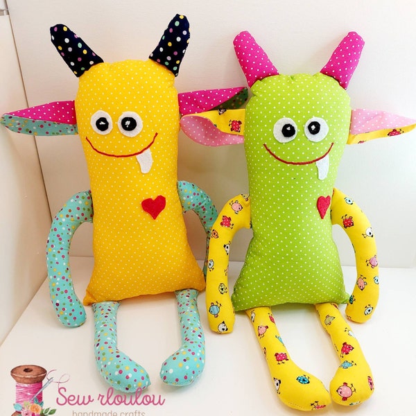 Instant Download Eek the Alien Pattern for 16" Plush Alien Monster Toy ...