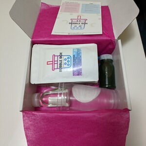 Bubble Tea Home DIY Kit by Bubble Box fruit Tea Set | Etsy