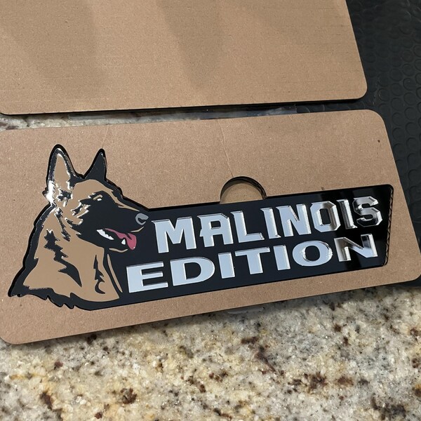 Belgian Malinois Car Badge - Etsy