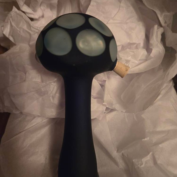 Glass Pipe, Kitty Cat Spoon Pipe, Spoon Pipe, Sand Etched Spoon Pipe ...