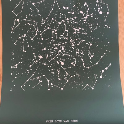 Digital 3 Night Sky Star Map, Printable JPG File, Mothers Day Gift ...