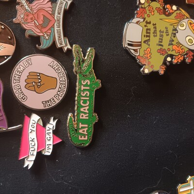 Bird of Paradise Enamel Lapel Pin Badge / Synthesis X Lost Lost Supply ...