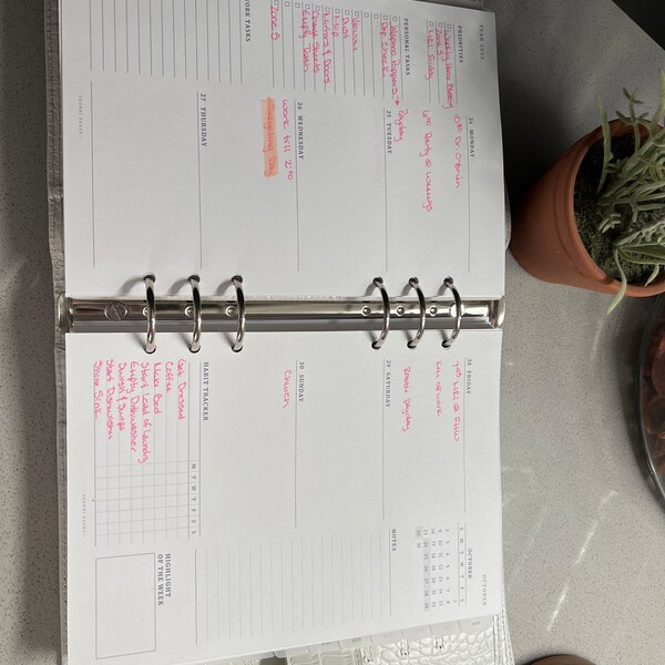 2023 Weekly Planner Printable, A5 Size, Dated, Weekly Organizer, Weekly ...