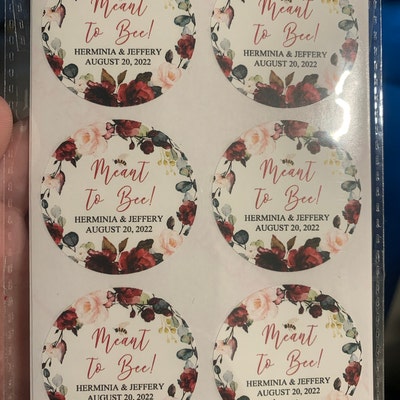 Custom Stickers, Round 1.5 Inch in Size, Personalized Labels for ...