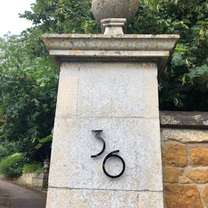 10 Inch Modern House Numbers and Letters, Custom House Address Signs ...