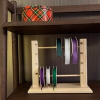 Ribbon Holder FREE STANDING Ribbon Rack Ribbon Organiser - Etsy UK