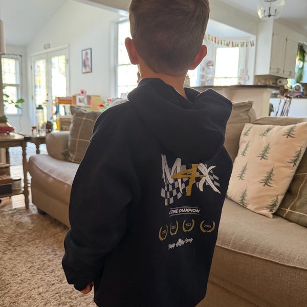 M4X Max Verstappen Hoodie Red Bull Racing F1 Gift 4-time Champion ...