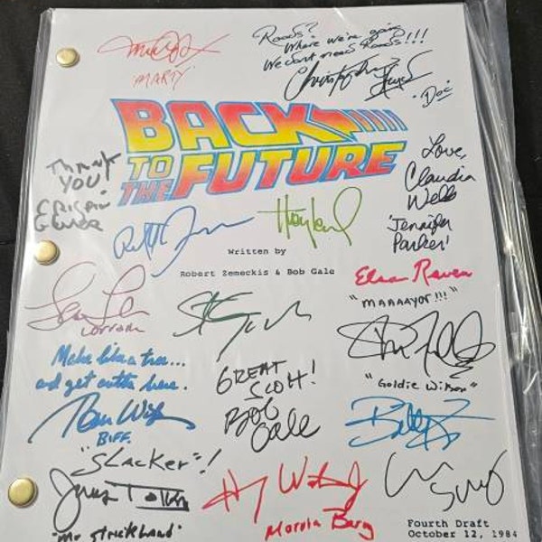 John Wick Script Signed- Autograph Reprints- Keanu Reeves - Screenplay ...