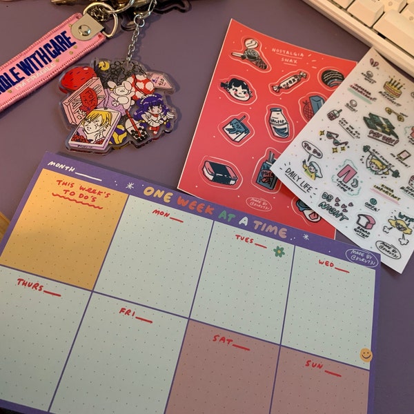 One Week at A Time Weekly Planner - Etsy