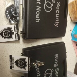 Personalised Ring Security Box, Ring Security Case, Wedding Briefcase ...