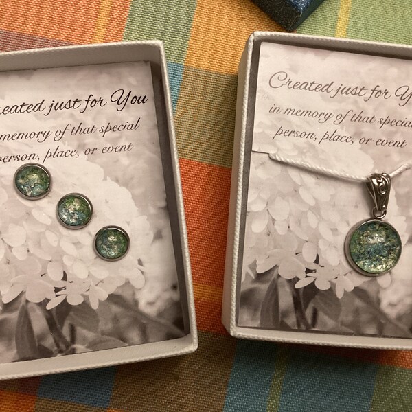 Funeral Flower Memorial Wire Swirl Necklace-flower Petal Pendant With ...