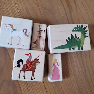 12 Pc ASL Number Blocks With Braille American Sign Language Blocks Asl ...