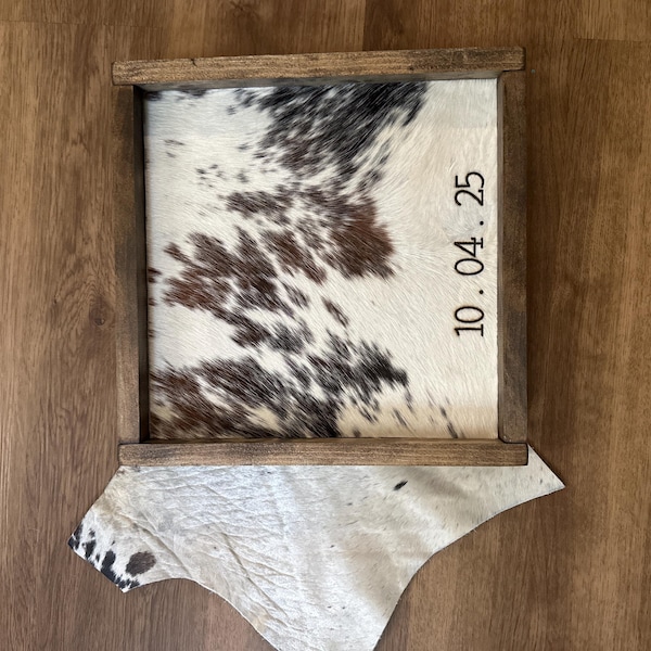 Branding Sign • Genuine Cowhide • Western Wedding - Etsy