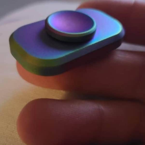 EDC Small Dual Bar Brass Fidget Spinner - Etsy