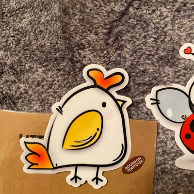 Cute Red Lady Bug Sticker // Ladybug Sticker // Cute Ladybug Sticker - Etsy