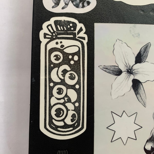 Bottle Stamp Waterproof Sticker Set! - Etsy