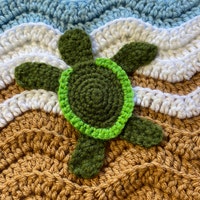 Baby Sea Turtle Applique CROCHET PATTERN Digital PDF File Download - Etsy