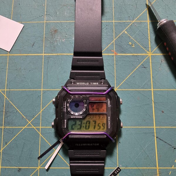 Casio AE-1200 Gradient Filter Screen - Etsy