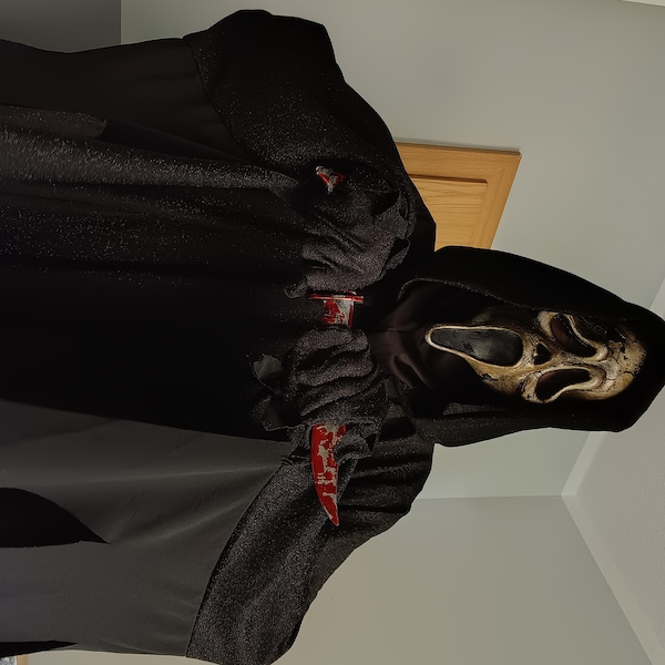 Scream 6 Full Costume, Ghostface Mask, Aged Billy Mask, Scream Mask ...