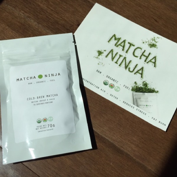 Organic Matcha Ninja Powdered Green Tea. 70 Servings. Smooth & Non ...