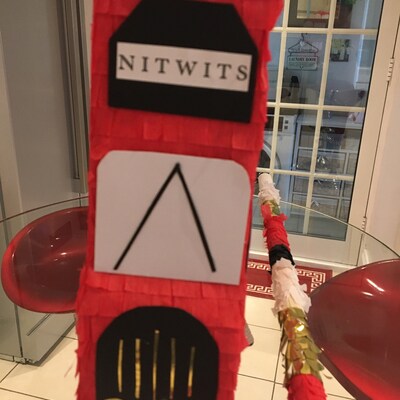 Spiderman Inspired Pinata Buster Stick wood Body Superhero Piñata - Etsy