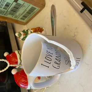 Custom Santa Mug, Personalized Holiday Mug, Santa Mug for Kids, Hot ...