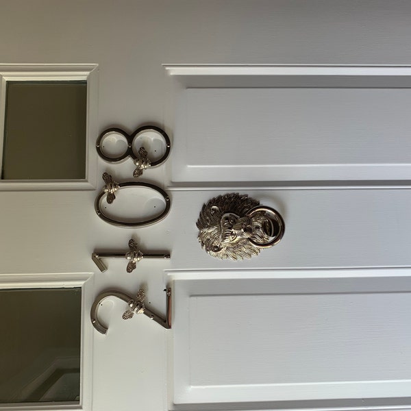 Elegant Brass Door Numbers | Brass Door Numbers | Replacement Door ...