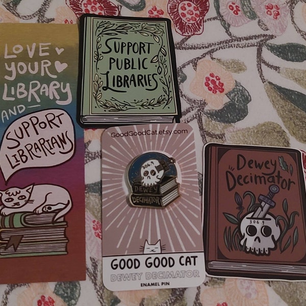 Magnet Support Public Libraries Book Library Science Books - Etsy