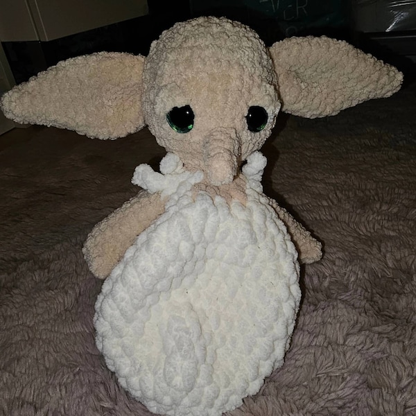 The House Elf Snuggler, Amigurumi Pattern, Potter Pals Crochet Pattern ...