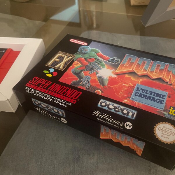 Super Nintendo Shaq Fu Box - Etsy