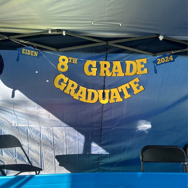 8th Grade Graduation, 8th Graduation Banner , Graduation Banner, 8th ...