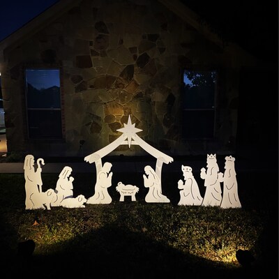 Complete Medium Holy Family Nativity Set - Etsy