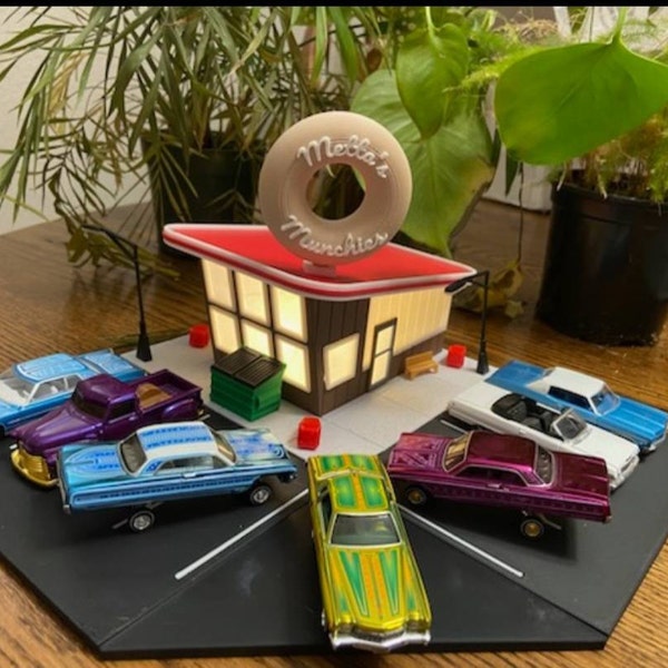 1/64 Scale Model Car Diorama: LED Highway Overpass - 3D Printed - Etsy