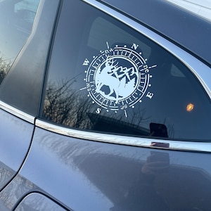 Compass Adventure Sticker Camper Van Sticker Car Caravan - Etsy