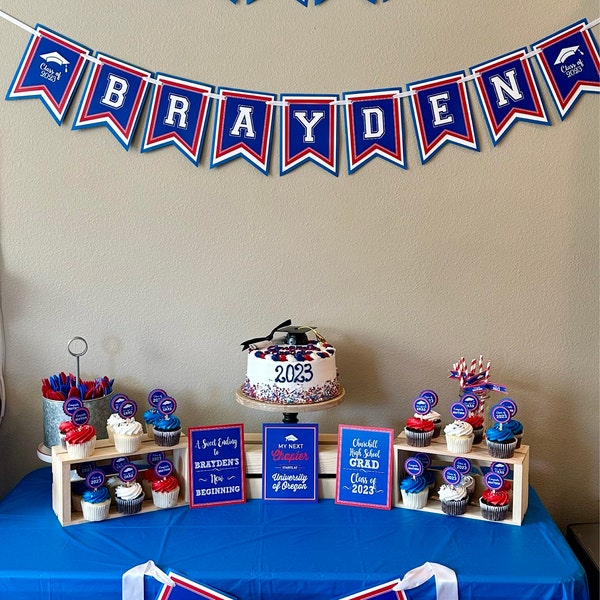 Graduation Banner, Graduation Party Decorations, Congratulations Grad ...